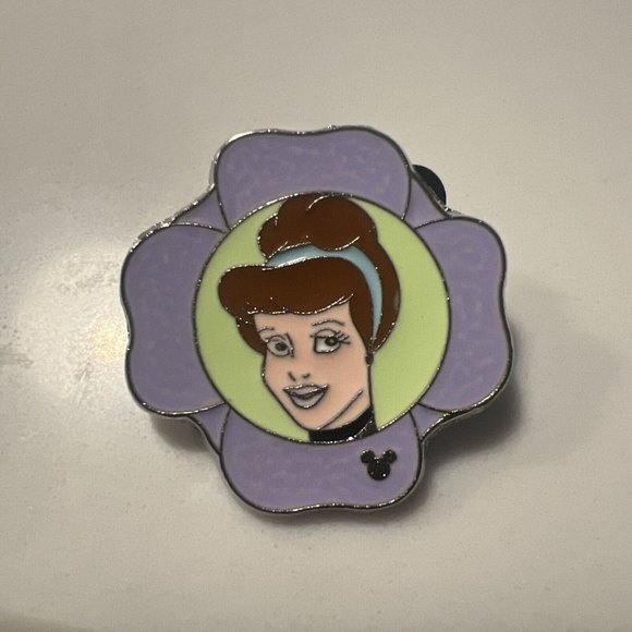 Disney | Jewelry | Disney Princess Cinderella Hidden Mickey Flower ...